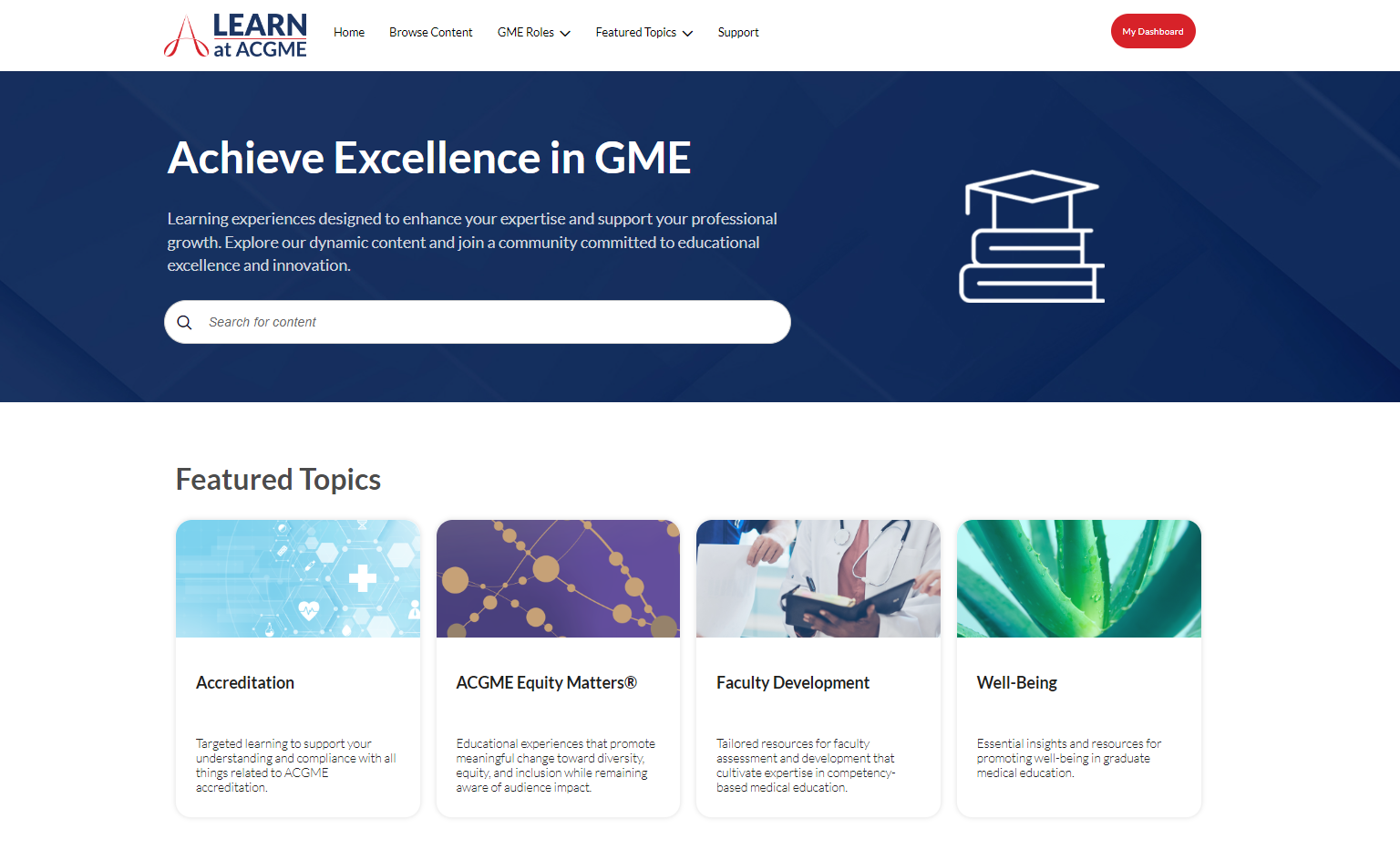 Achieving Excellence with a Redesign of Learn at ACGME